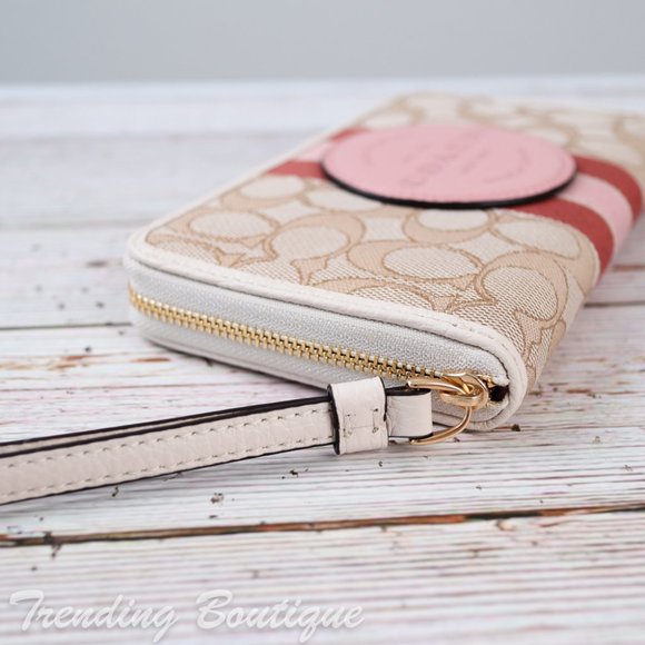 Coach | Bags | Nwt Coach Dempsey Large Phone Wallet In Signature | Poshmark